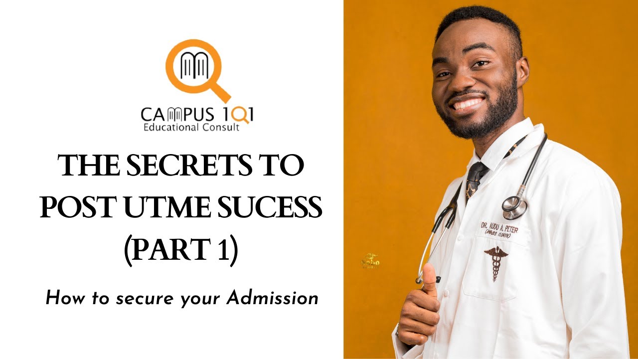 POST UTME SECRETS PART 1 - YouTube