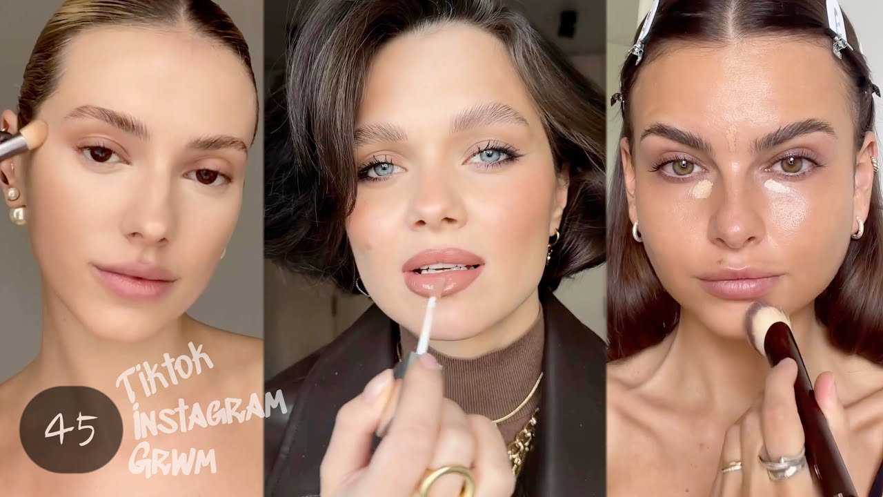 How to makeup/GRWM Tiktok compilation 2023 💄💋 - YouTube