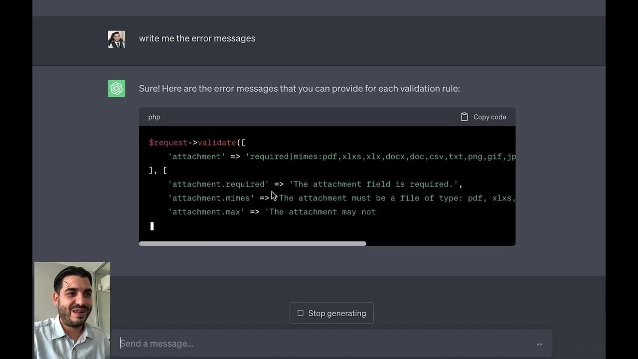 Boost Your Programming Speed Using Chat GPT - Short Example - Arabic # ...