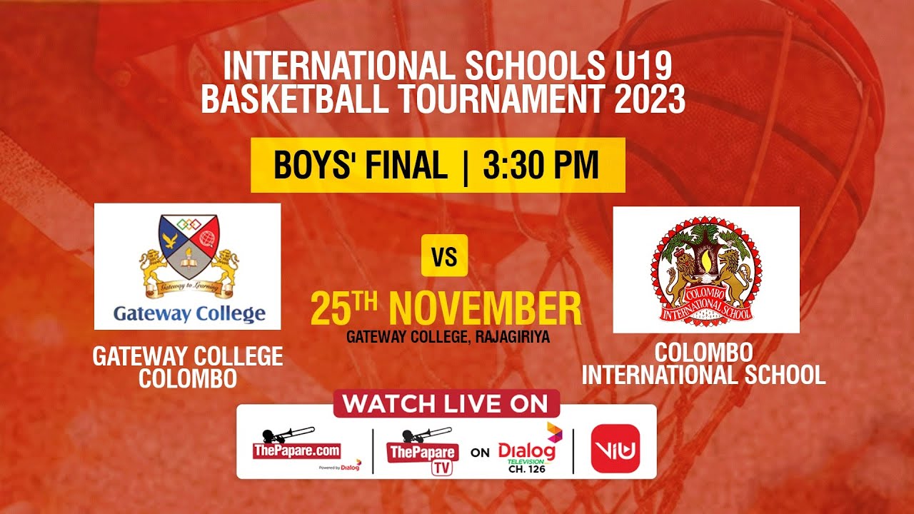 Gateway College Colombo vs CIS Colombo | International Schools U19 ...