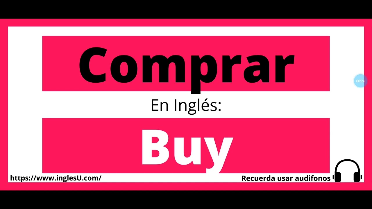 Cómo se dice Comprar en inglés - Comprar en ingles - YouTube
