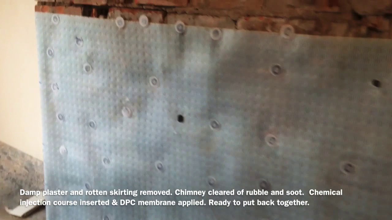 DAMP PROOF & RENOVATION TO CHIMNEY 21 11 17 || SGM PLASTERING - YouTube