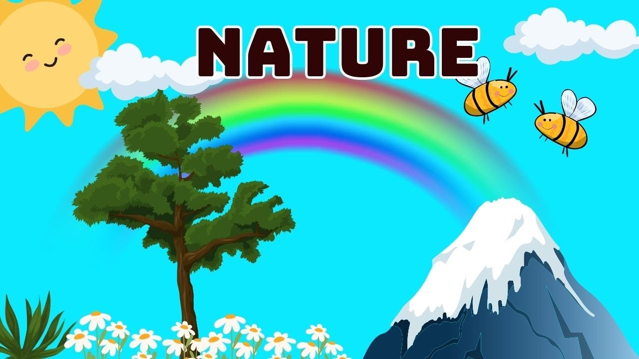 Nature flashcards for kids and toddlers - YouTube
