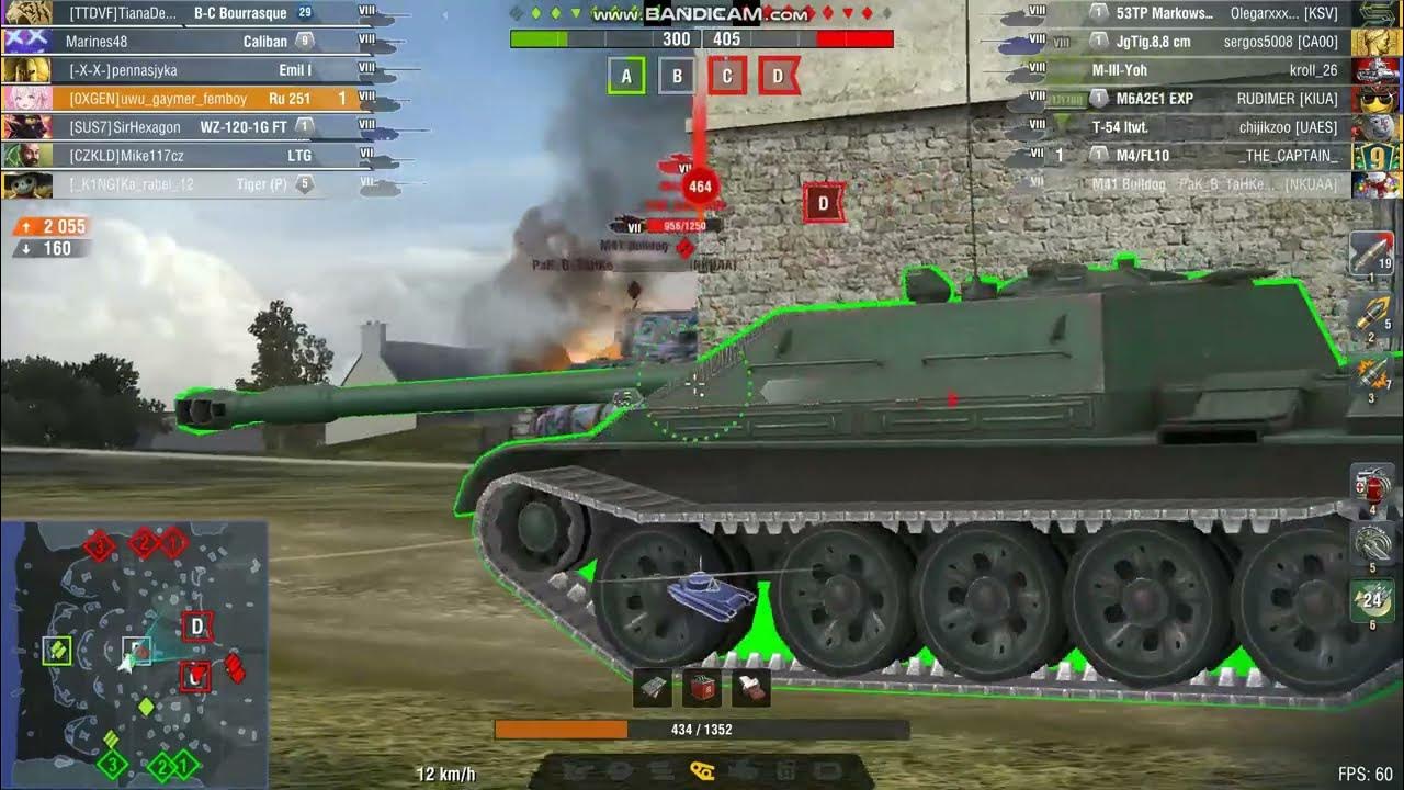 60TP/FV4005/Skoda T 27/Ru-251 - World Of Tanks Blitz Replay - YouTube