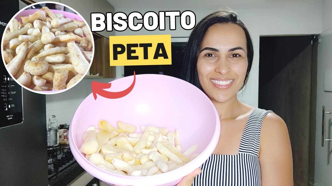 COMO FAZER BISCOITO DE POLVILHO/PETA - YouTube