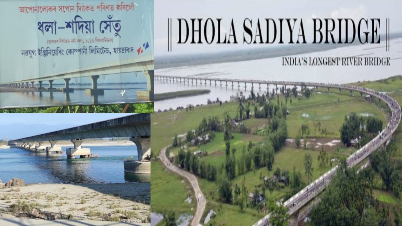DHOLA SADIYA BRIDGE ||Bhupen Hazarika Setu(9.15km)|| India's Longest ...