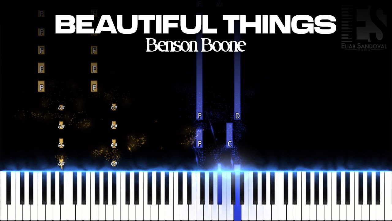 Beautiful Things - Benson Boone (Piano Tutorial) | Eliab Sandoval - YouTube