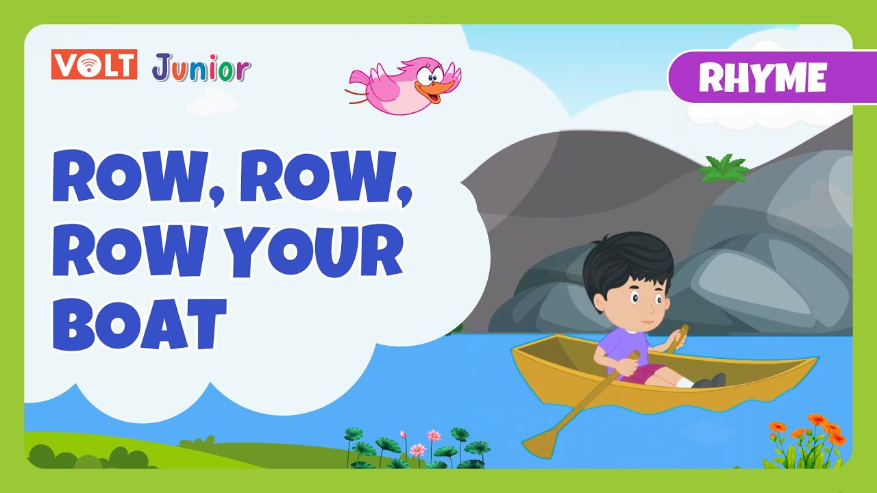 Row, Row, Row Your Boat | Nursery Rhyme for Kids | Sing Along Fun - YouTube