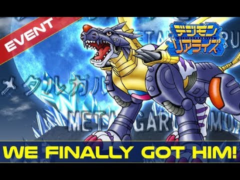 Digimon ReArise | We Got Him! MetalGarurumon Finally! - YouTube
