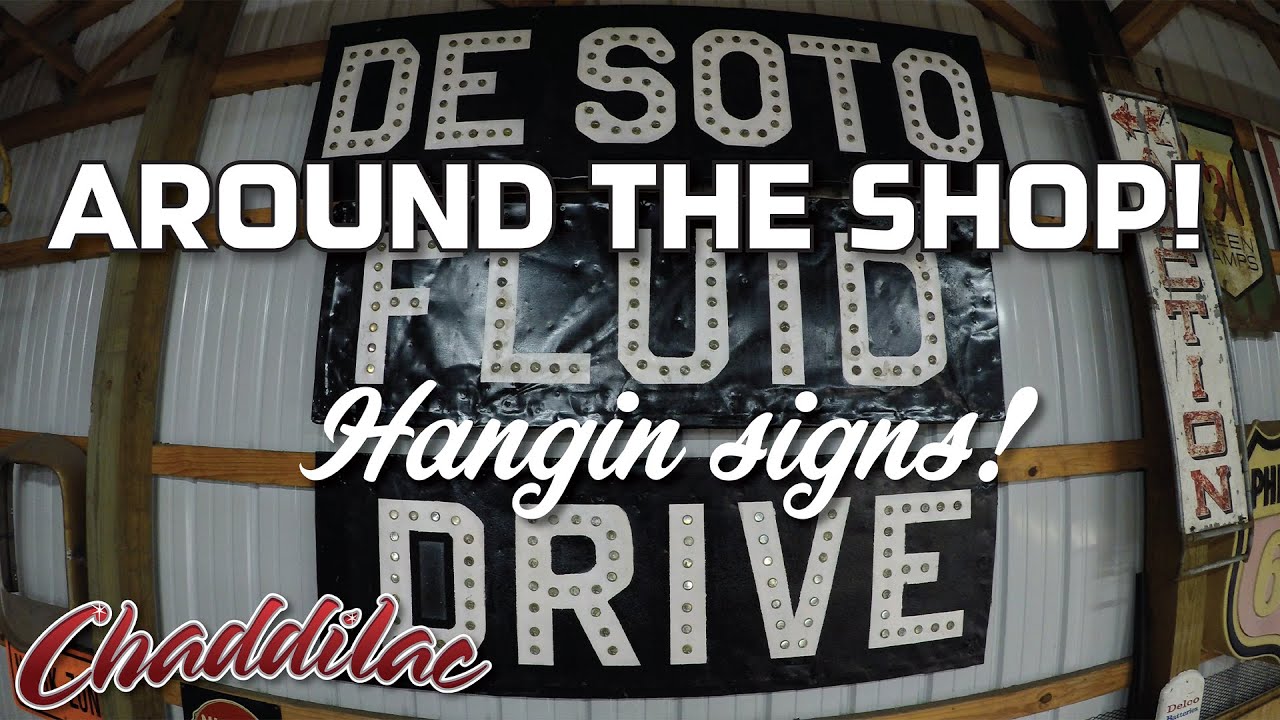One of a kind Sign!! We're cleaning the shop up!! - YouTube