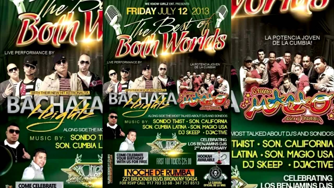WKG PRESENTA BACHATA HEIGHTZ 12 DE JULIO... noche de rumba - YouTube