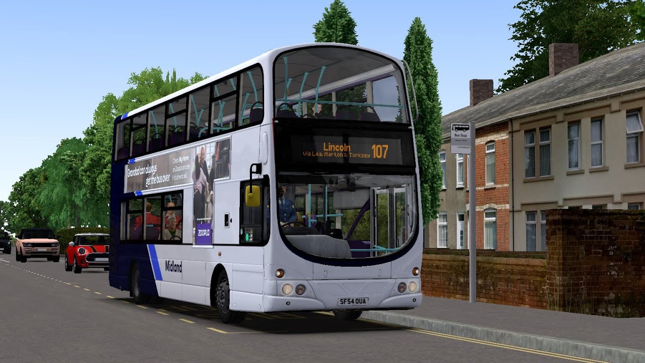 Omsi 2: Lincolnshire V3 Route 107 - Wright B7TL Eclipse Gemini - YouTube