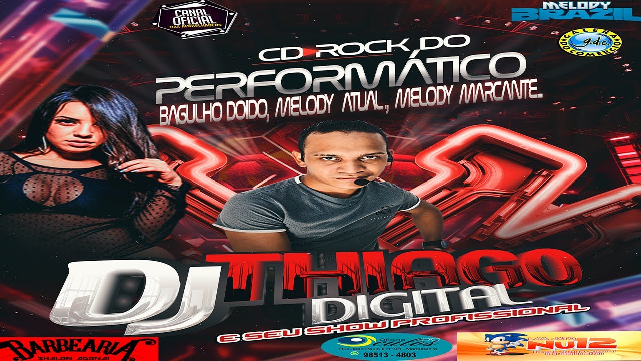 ROCK DO PERFORMÁTICO DJ THIAGO DIGITAL.. - YouTube