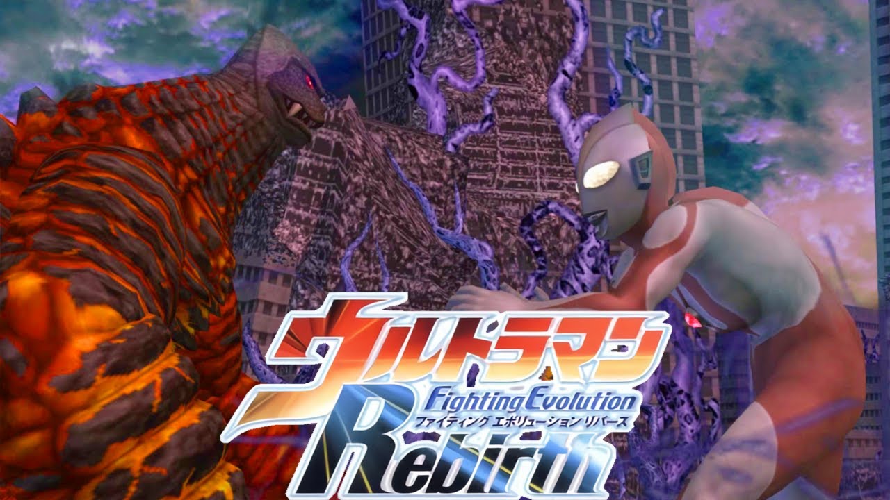 [PS2] Ultraman Fighting Evolution Rebirth - EX Red King vs Ultraman ...