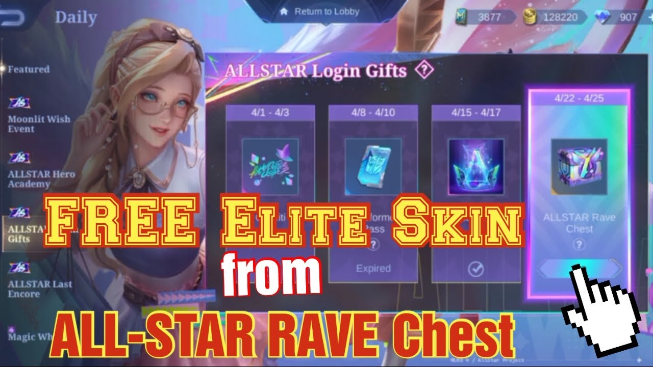 FREE Elite Skin from Star Rave Chest - YouTube