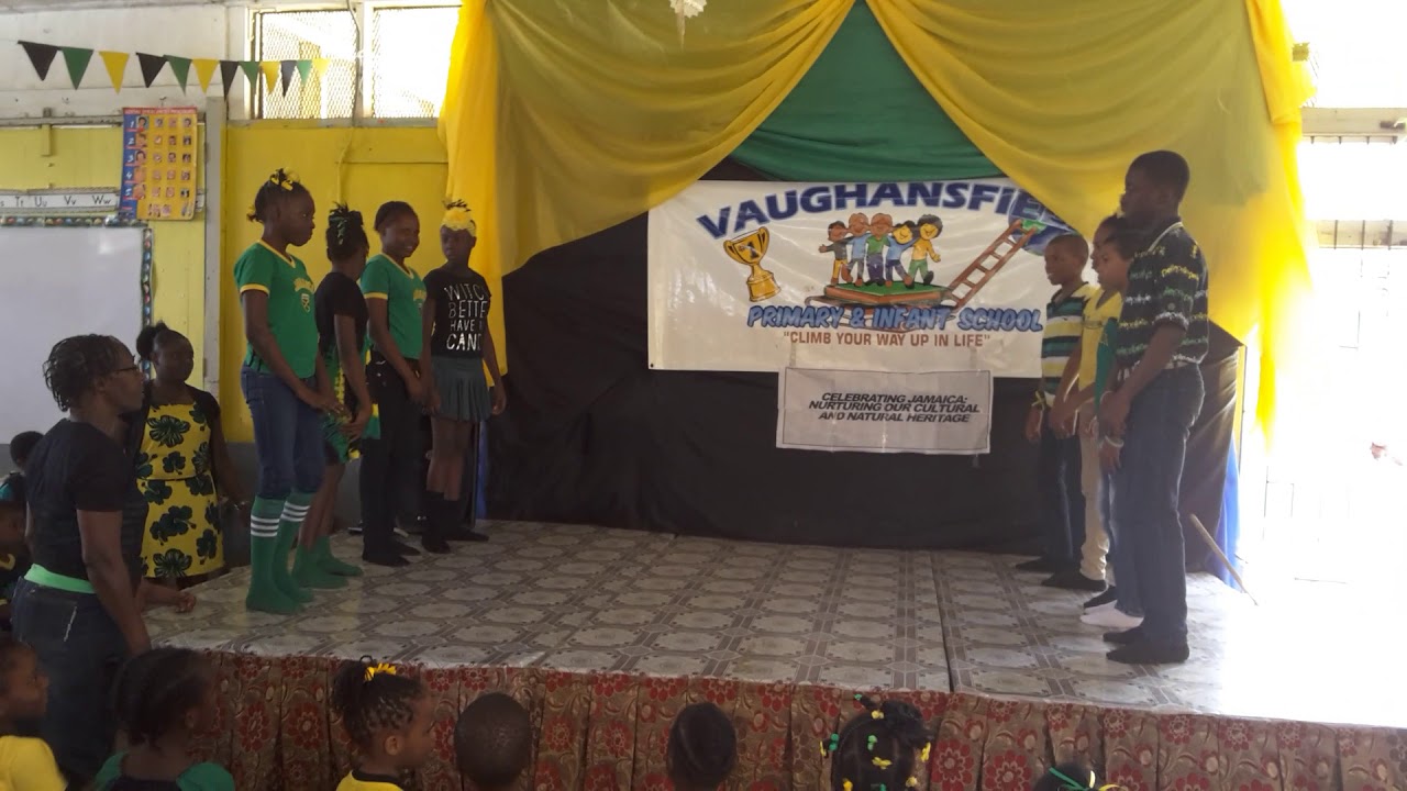 Vaughansfield Primary and Infant school Jamaica Day - YouTube