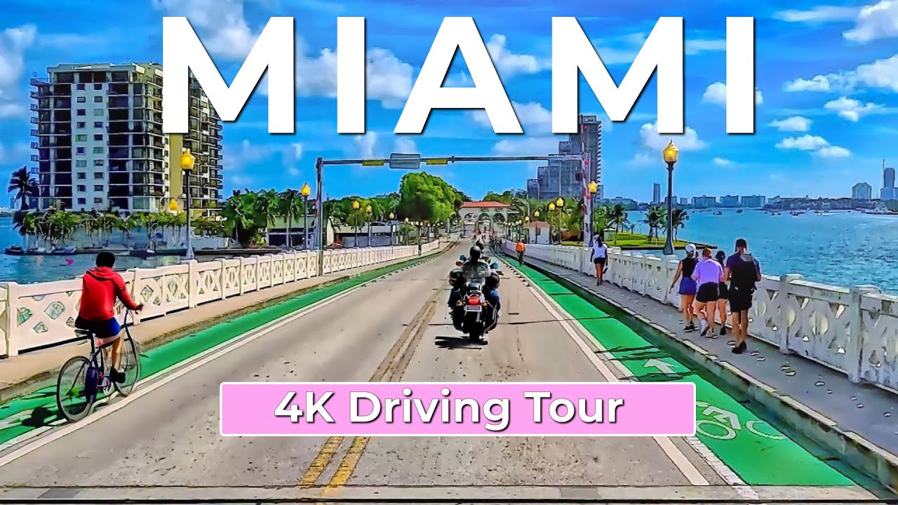MIAMI 4K - Driving from Downtown to Miami Beach - YouTube