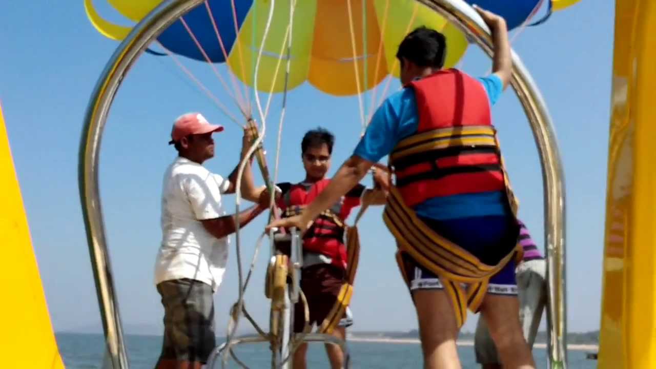 Paragliding at Goa- CAM02188 - YouTube