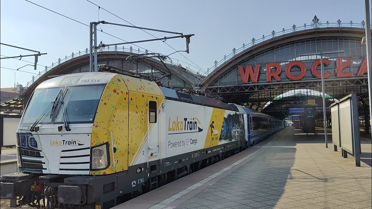 Vectron Loko Z Pociągiem Baltic Express startuje z Wrocławia do Pragi ...