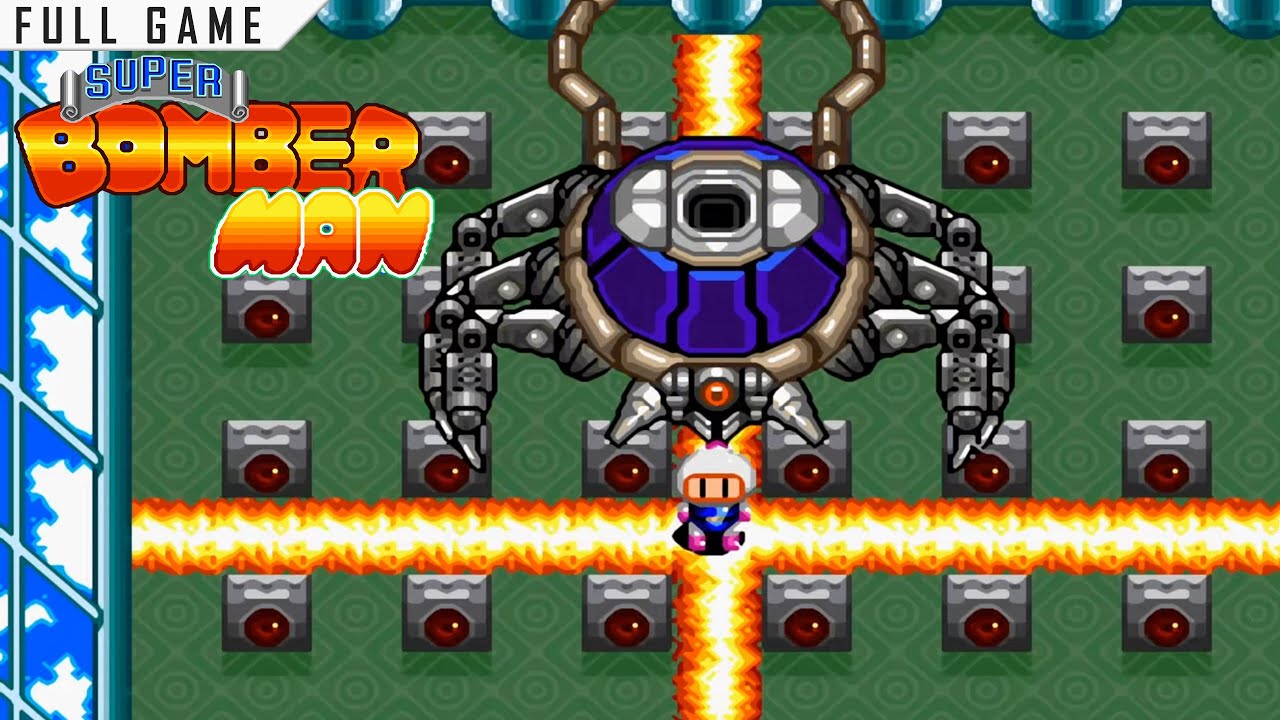 Super Bomberman | Super Nintendo | Full Game [Upscaled to 4K using xBRz ...