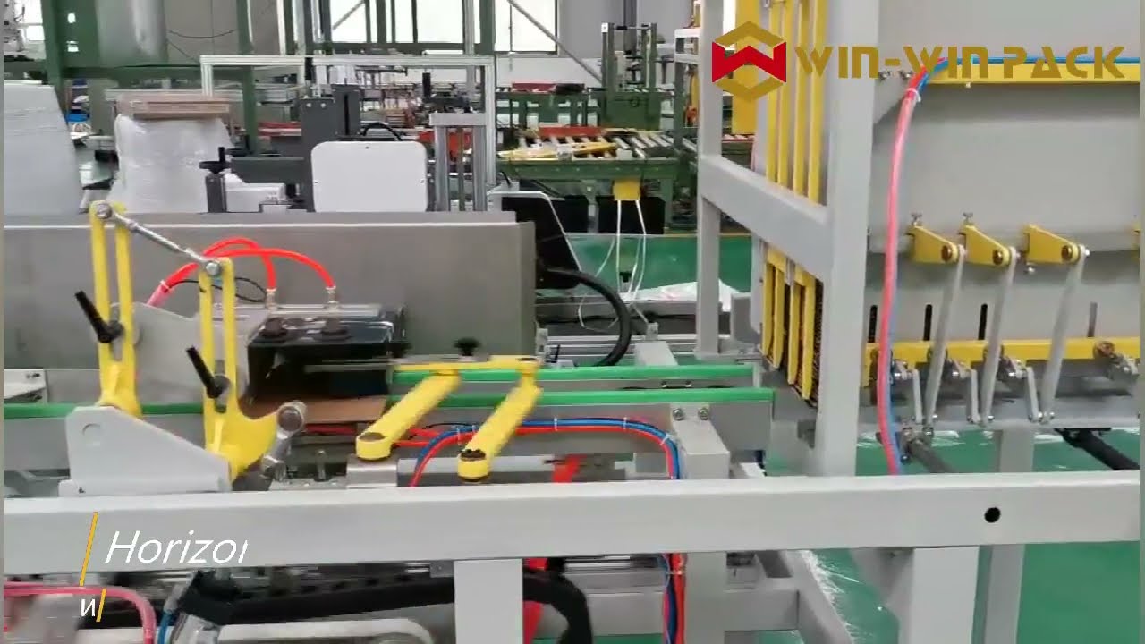 WIN-WIN PACK Automatic horizontal carton erector/gluing machine/case ...
