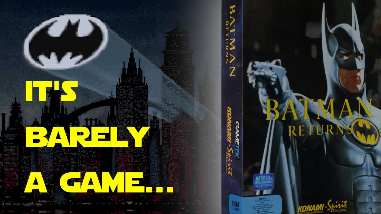 Batman Returns (1992) MS-DOS (Walkthrough with Commentary) - YouTube