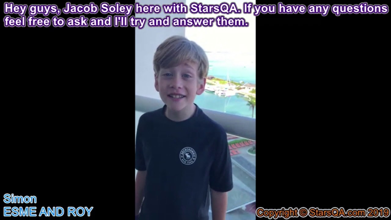 Jacob Soley wants you to ask him a question on StarsQA.com - YouTube