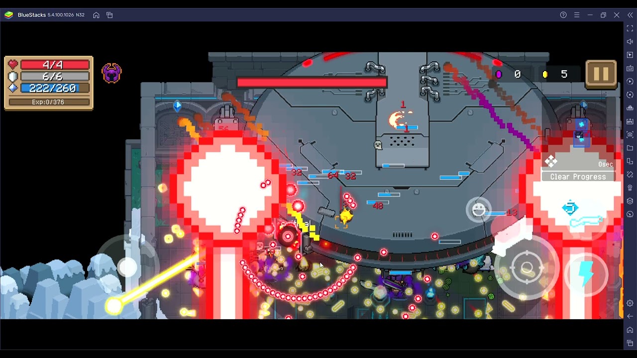 soul knight all bosses vs alien aircraft carrier (the origin final boss ...