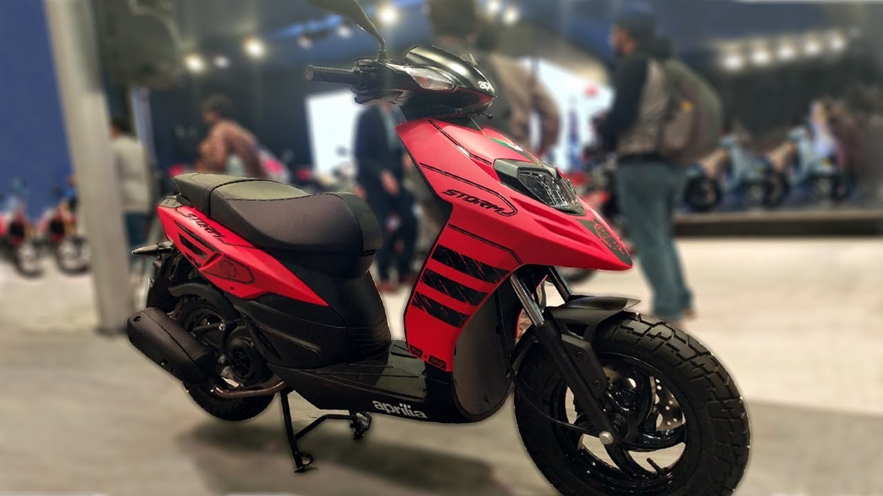 Aprilia Storm 125 Full Review | Price | In India 2018 - YouTube