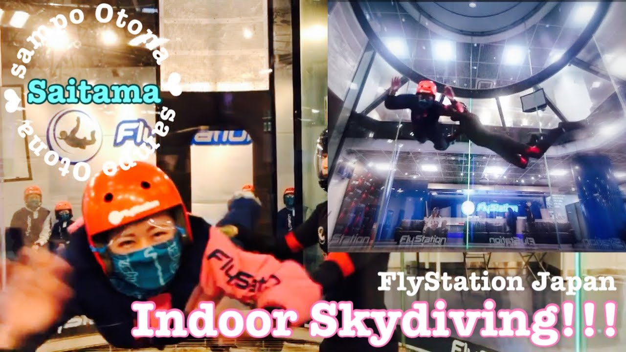 Indoor Skydiving in Japan! | FlyStation Japan - YouTube