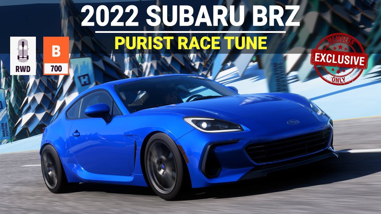 Forza Horizon 5 - 2022 Subaru BRZ - B Class Purist Race Tune (MEMBERS ...
