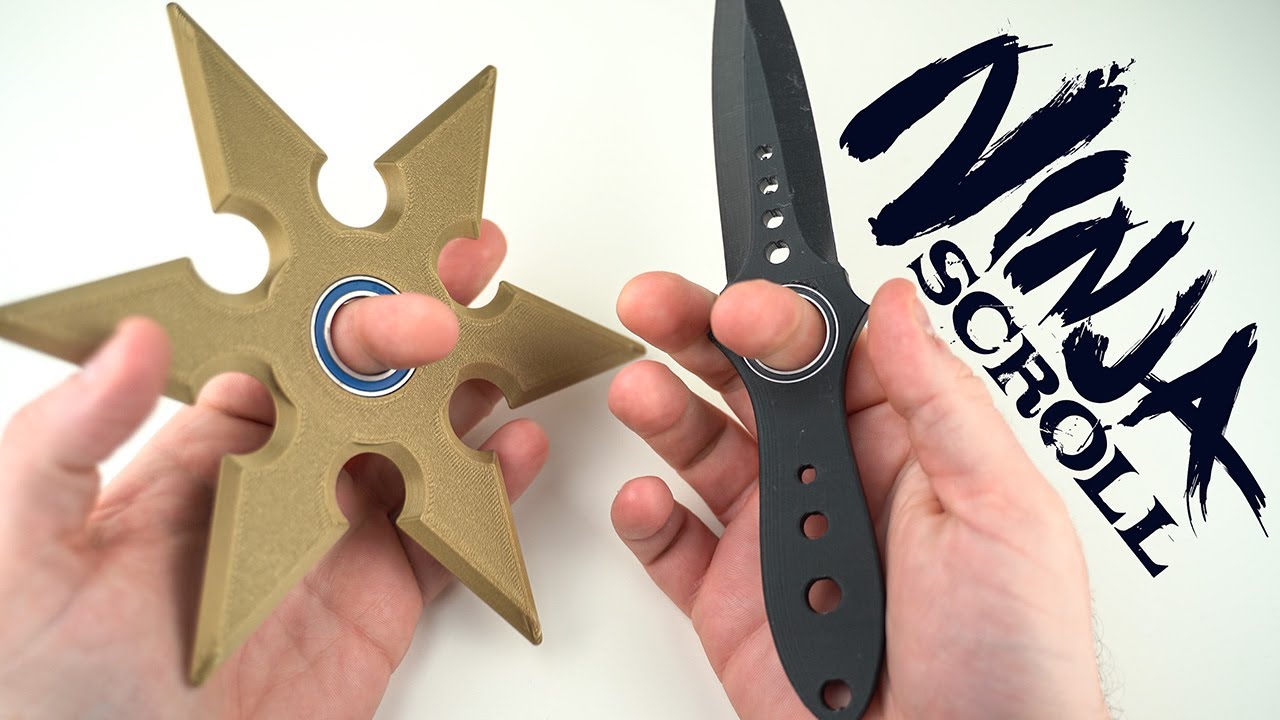 Creating Ninja Fidget Spinners with My 3D Printer - YouTube
