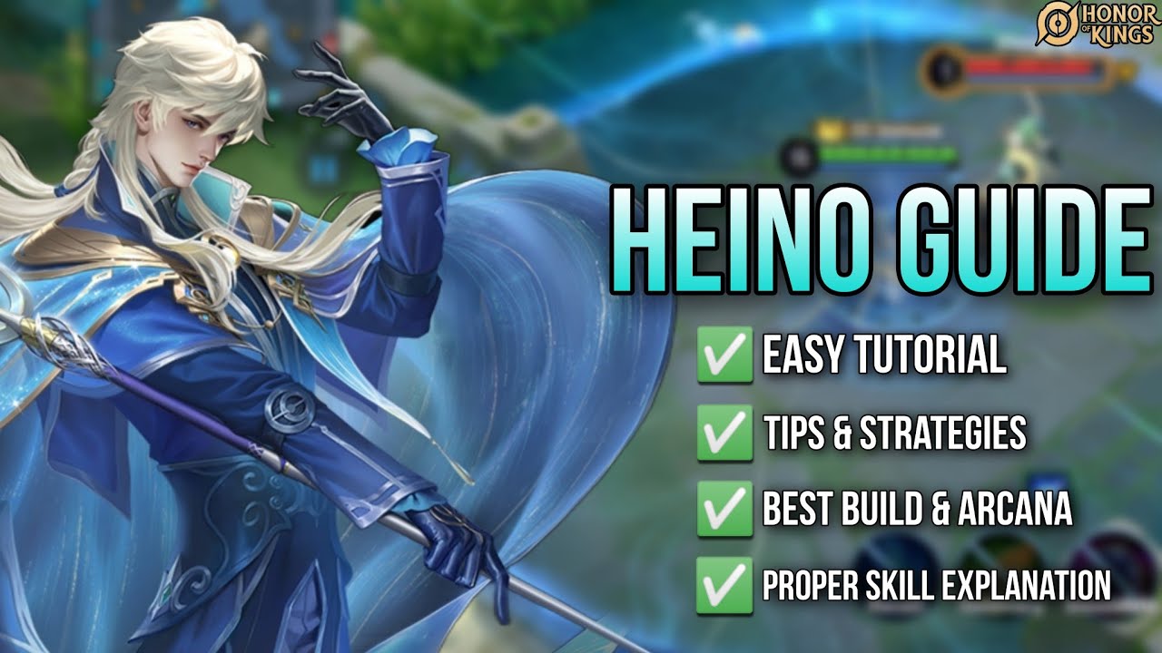 HOK: HEINO COMPLETE GUIDE & TIPS | BEST BUILD 2024 | Honor of Kings ...