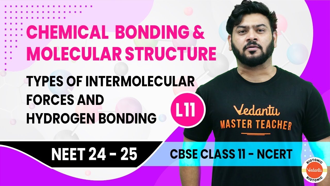 Chemical Bonding | Types of Intermolecular Forces & Hydrogen Bonding ...