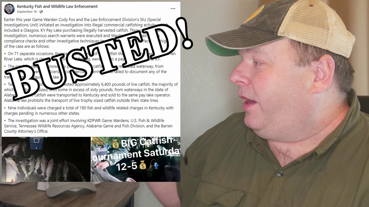 Trophy Catfish Paylake Smugglers Caught Slime Handed!!! - YouTube