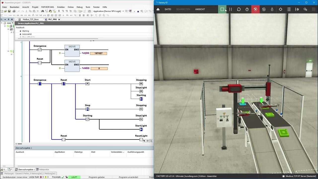 Project:05 Assembler Digital #codesys #plc #sps #hazaragi #آموزش #factoryio #siemens # ...