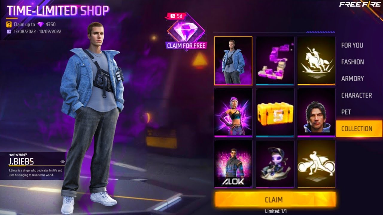 5TH ANNIVERSARY PREMIUM REWARDS🔥(LIMITED TIME)⚡- I Got Free J.Biebs ...