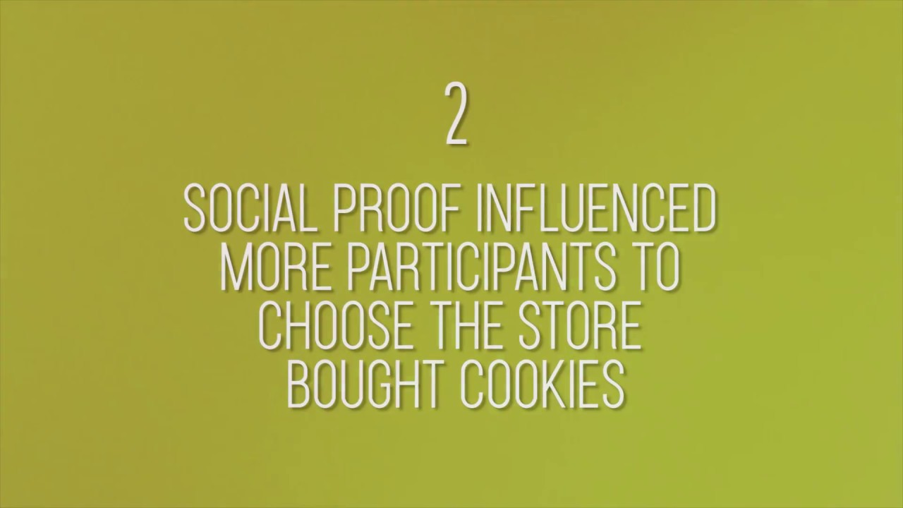 Sweeter Cookie: A Social Experiment on Social Influence and Persuasion ...