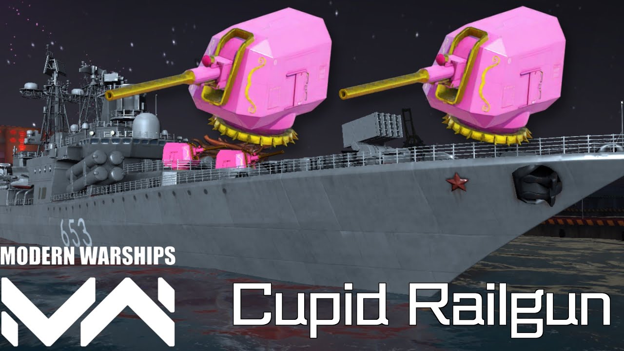 Cupid Railgun - with RF Admiral Basisty gameplay│Modern Warships - YouTube