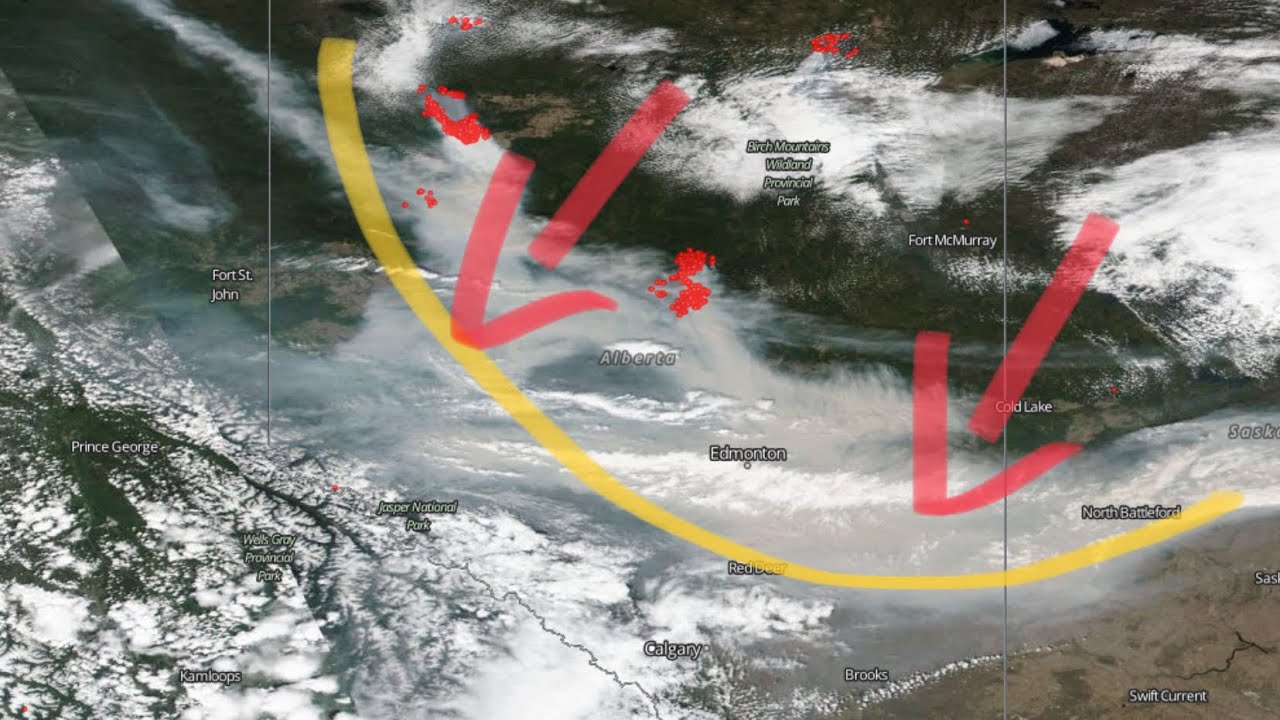 //ALERT\\ Alberta Forest Fires Prompt Evacuations / Air Quality ...