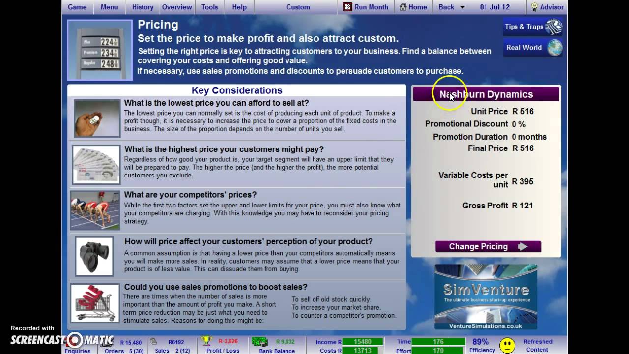 Starting SimVenture - YouTube