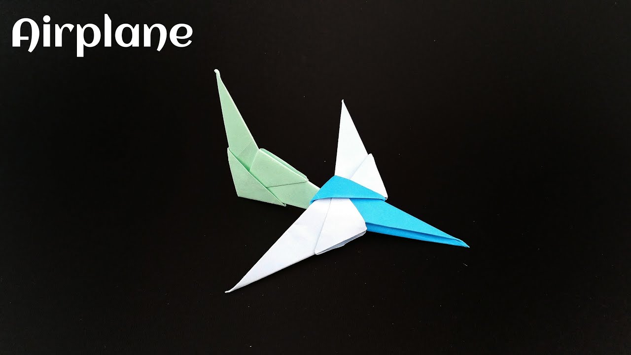 How to make an Easy and Simple "Paper Airplane " - Modular Origami - My ...