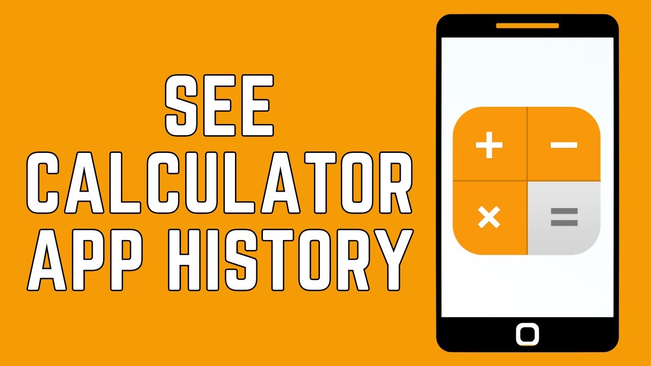 How to See Calculator History on Android - YouTube