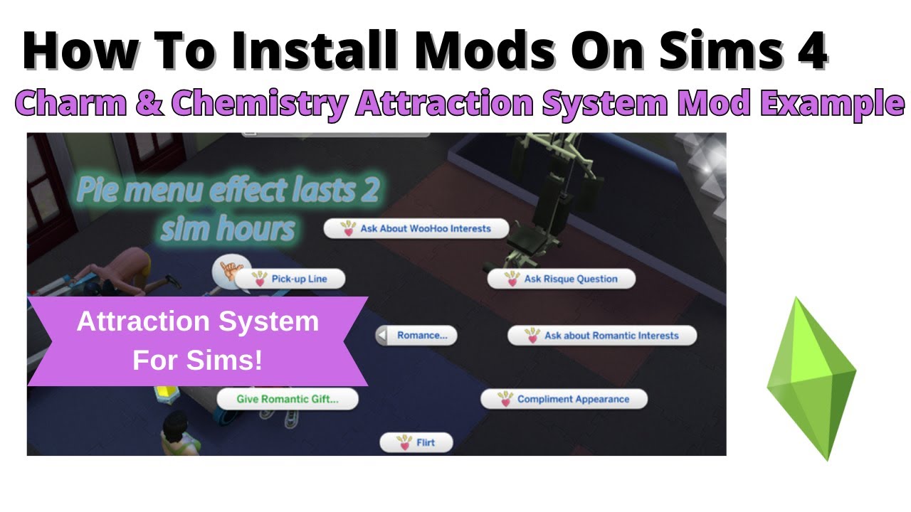 How To Install Charm & Chemistry Attraction System Mod For Sims 4 ...
