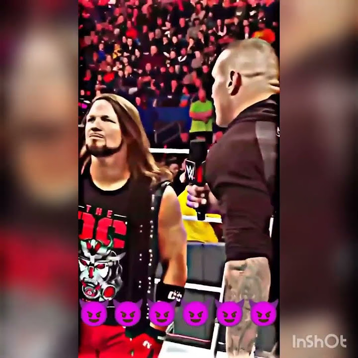 Randy Orton Strikes Down Aj Style Brutal Rko Rawviral Shorts Trending Ytshorts Wwe