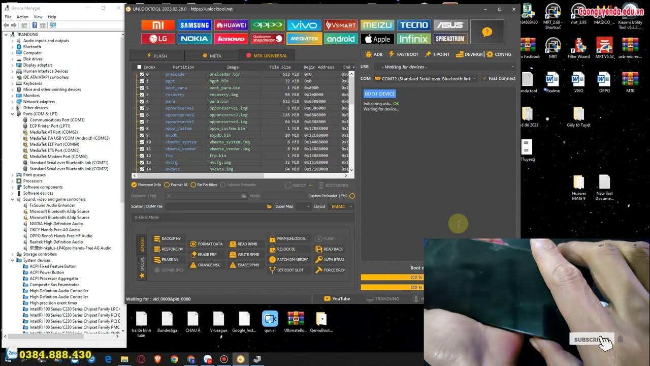 Hướng Dẫn Unlock Bootloader Relock Bootloader Realme C12 Rmx2189 Youtube