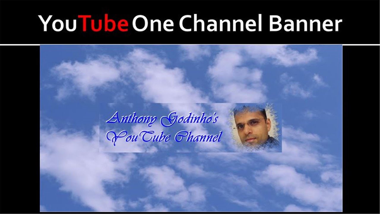 How to Create a One Channel YouTube Banner - YouTube