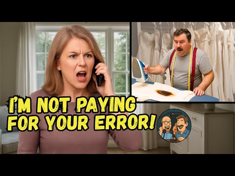 Wedding Dress BURNED!! | Classic Prank Call