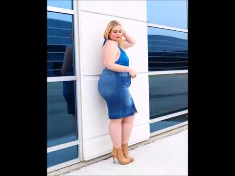 Plus size model 2018 caterinamoda New Collection 2018 - YouTube