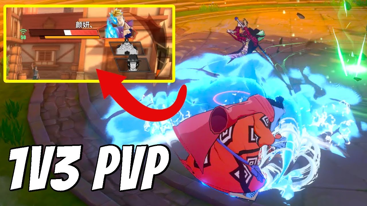 1V3 SS JINBE INSANE PVP GAMEPLAY | CRAZY SKILLS!!! | One Piece Fighting ...